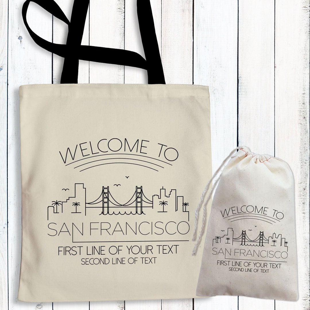 San Francisco Tote Bags - Welcome to San Francisco Bags - San Francisco ...