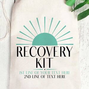 Sunshine Beach Recovery Kit Bags - Custom Hangover Kit Bags ...