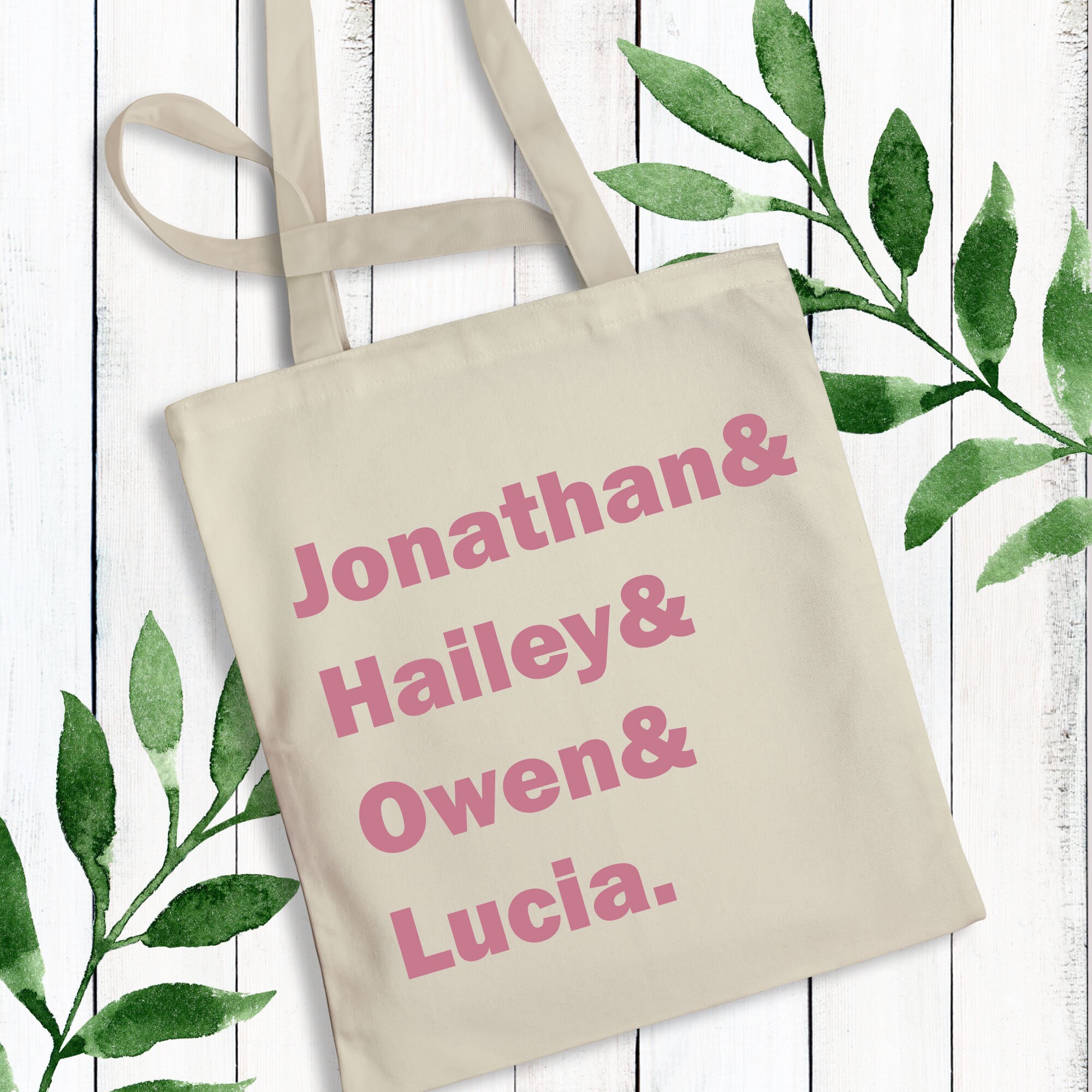 Design Your Own Tote With Your Custom Text, Personalized Tote Bags ...