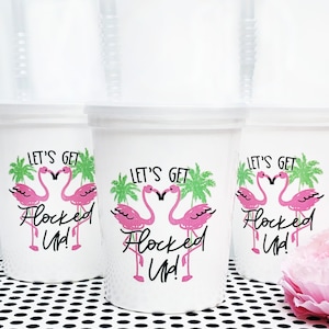 Final Flamingle Cups, Flamingo Party Cups for Girls Trip, Flamingle ...