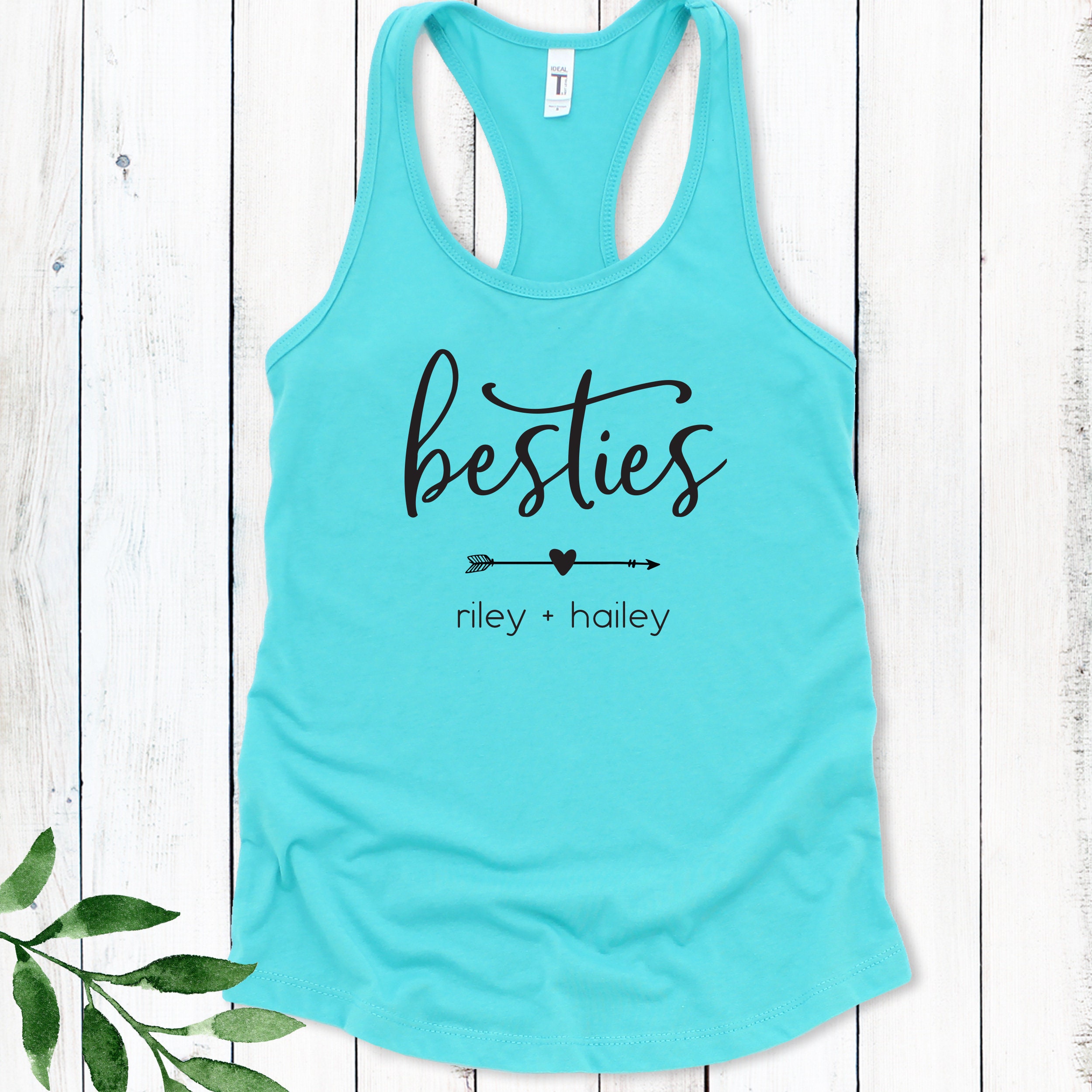 Besties Shirts, Matching BFF Tank Tops, Best Friend Shirt Set, Bestie ...