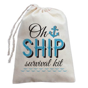 Oh Ship Hangover Kit Bags | Funny Nautical Survival Kits for Cruise ...