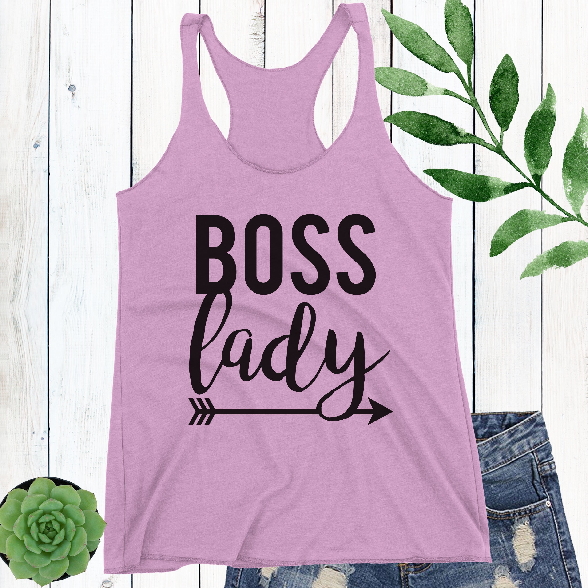Boss Lady Tank New Job Gift Girl Boss Tank Top Gifts for | Etsy