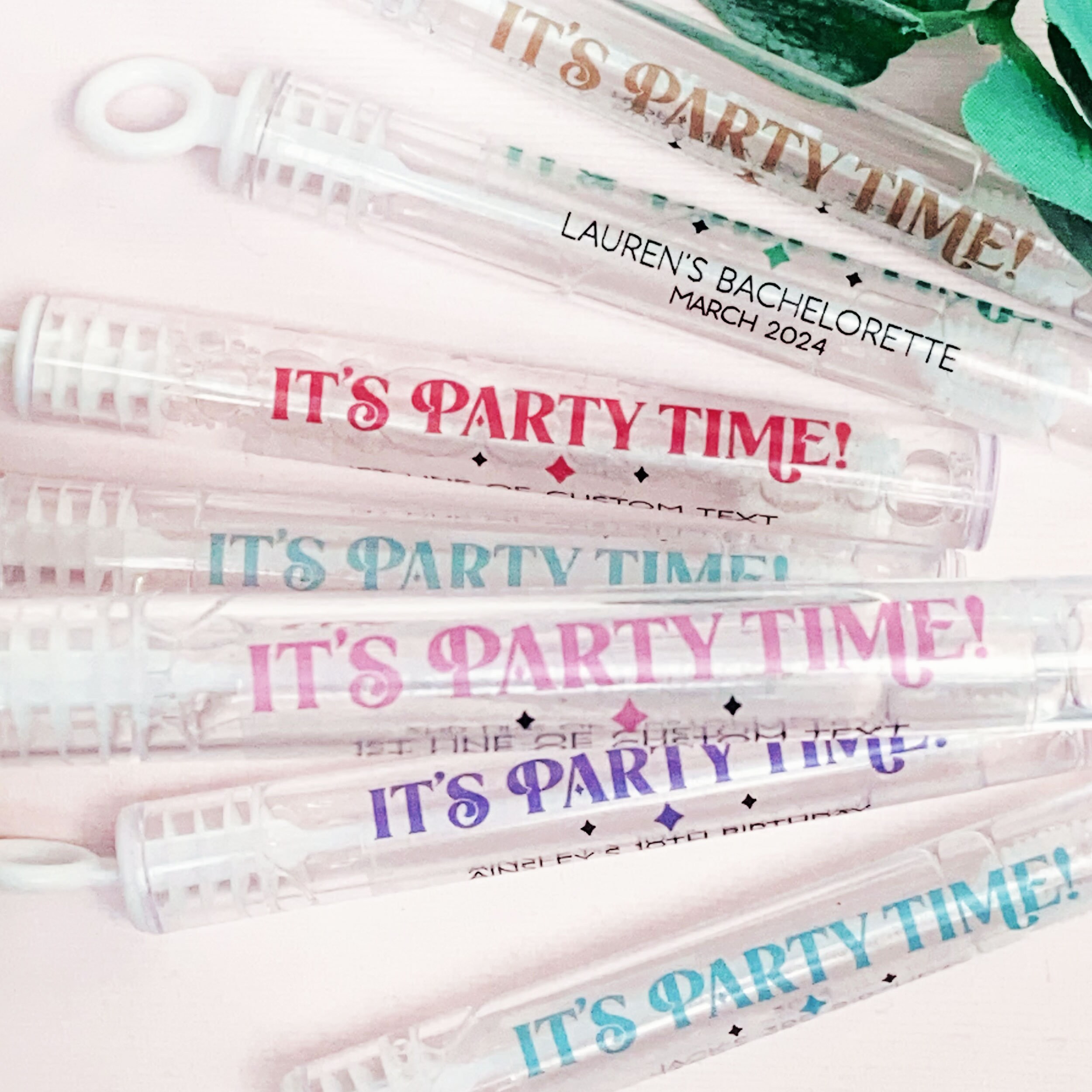 Custom Bubble Labels, Personalized Bubble Wand Stickers for Wedding ...