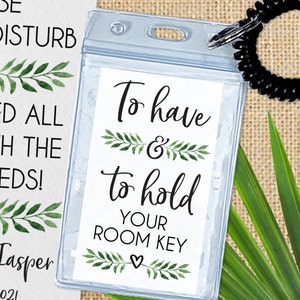 Destination Wedding Welcome Gifts for Guests - Hotel Room Key Card ...