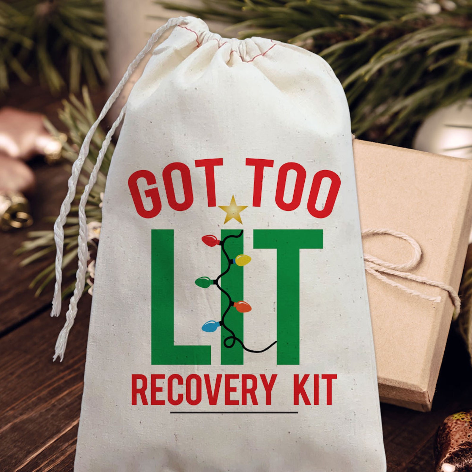 Holiday Party Favors Got Too Lit Kit Custom Christmas Party - Etsy