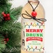 Christmas Wine Tags - Funny Holiday Wine Labels - Custom Wood Tags for ...