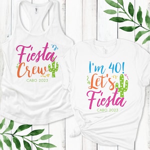 Fiesta Birthday Shirts - Adult Birthday Tees - Mexico Birthday Shirt ...