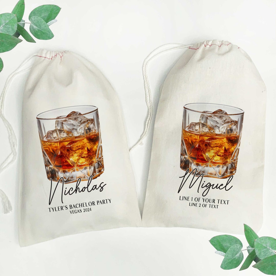 Whiskey Gift Bags | Bachelor Party & Groomsmen Hangover Recovery Kits ...