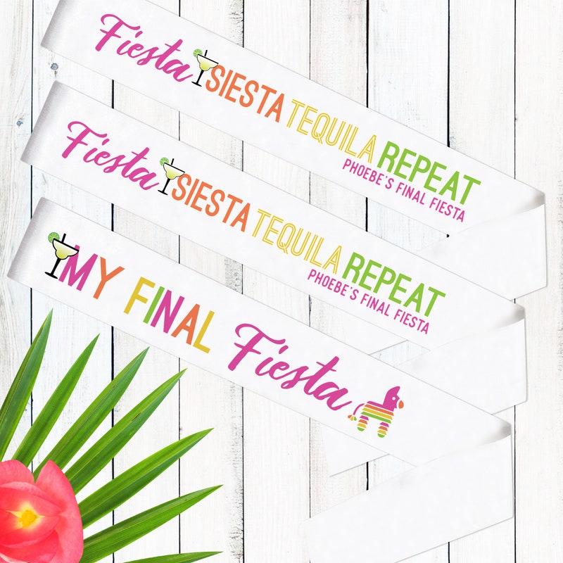 Fiesta Sash - Etsy