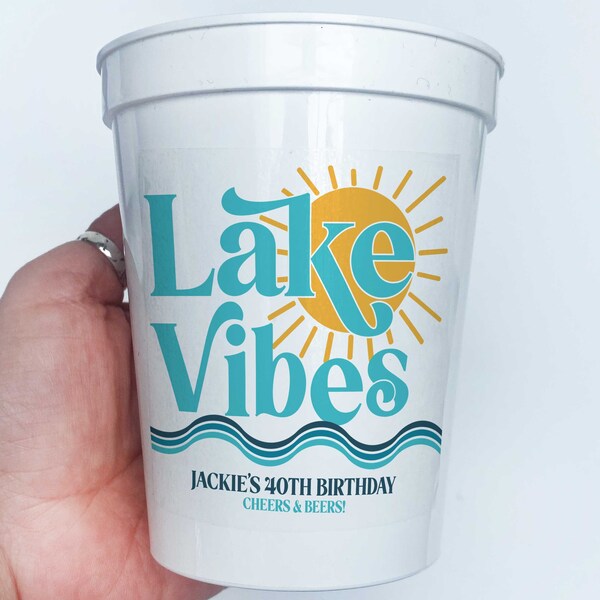 Custom Lake House Drink Cups - Etsy