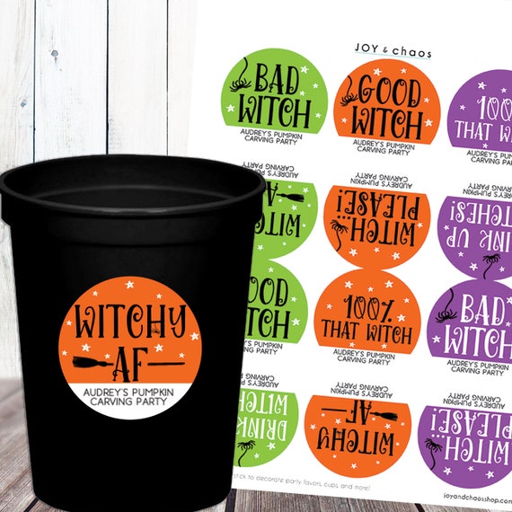 Adult Halloween Party Decorations - Halloween Bachelorette Favor Labels ...