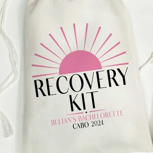 Sunshine Beach Recovery Kit Bags - Custom Hangover Kit Bags ...