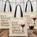 Wine Tasting Girls Trip Gifts - Custom Wine Tote Bag - Napa Birthday ...