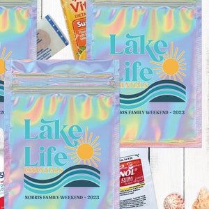 Lake Life Gift Bags for Boat Party, Lake Weekend Favor Bags, Lake Girls ...