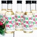 Christmas Mini Liquor Bottles and Labels, Alcohol Stocking Stuffers ...