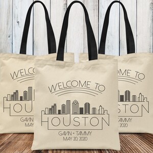 Custom Texas Wedding Welcome Bag Labels Dallas or Austin | Etsy