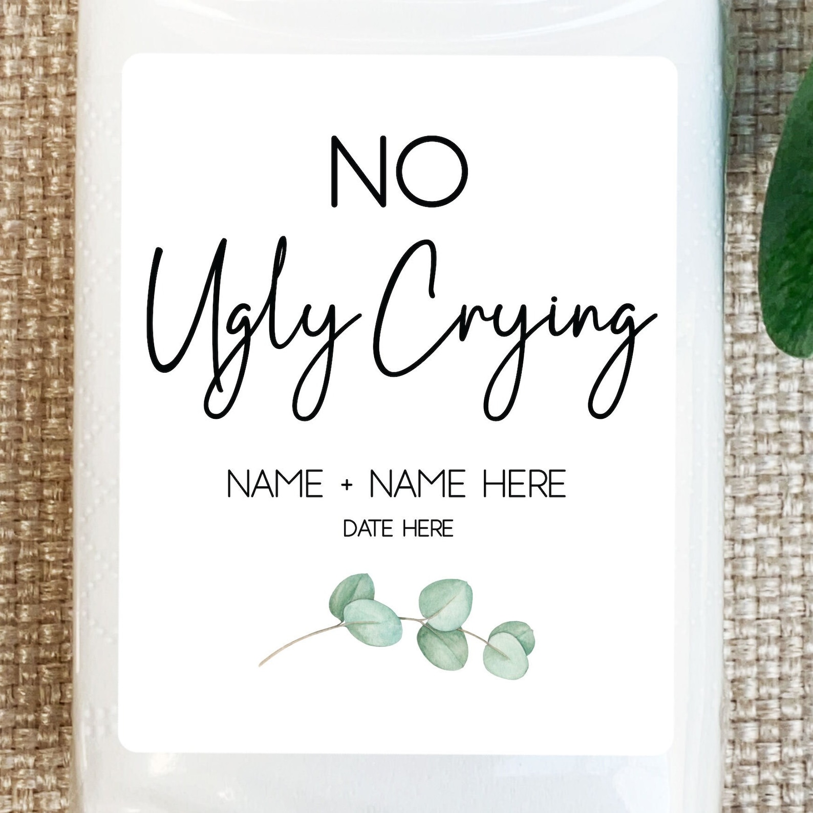 Wedding Tissue Favors Custom Labels Set of 15 Facial Tissue Packs No ...