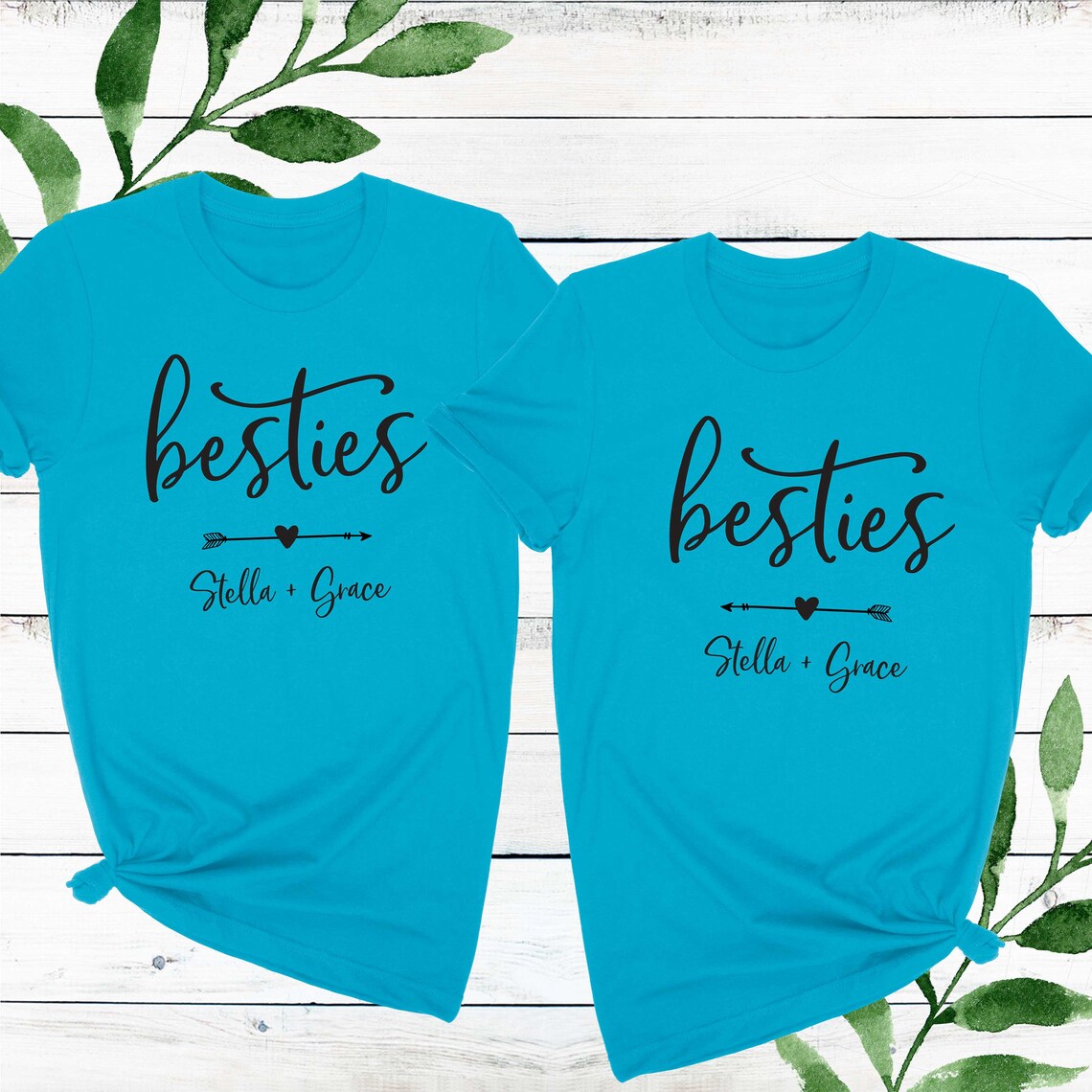 Besties Shirts Matching BFF Tank Tops Best Friend Shirt Set | Etsy
