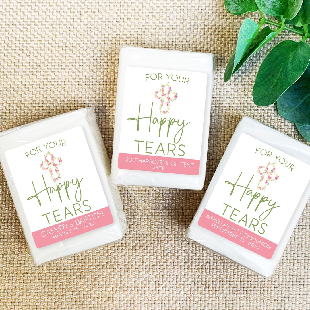 Communion Favors for Girls, Confirmation Party Favors, Happy Tears ...