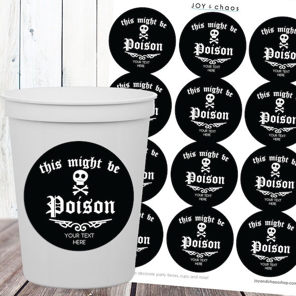 Poison Labels - Etsy
