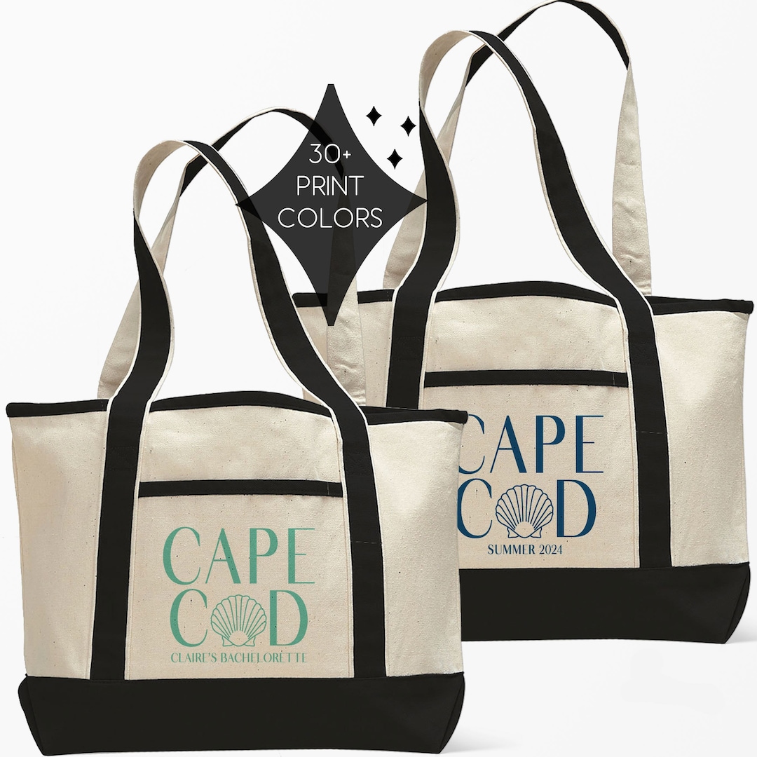 Cape Cod Beach Bag - Cape Cod Bachelorette - Personalized Beach Bags ...