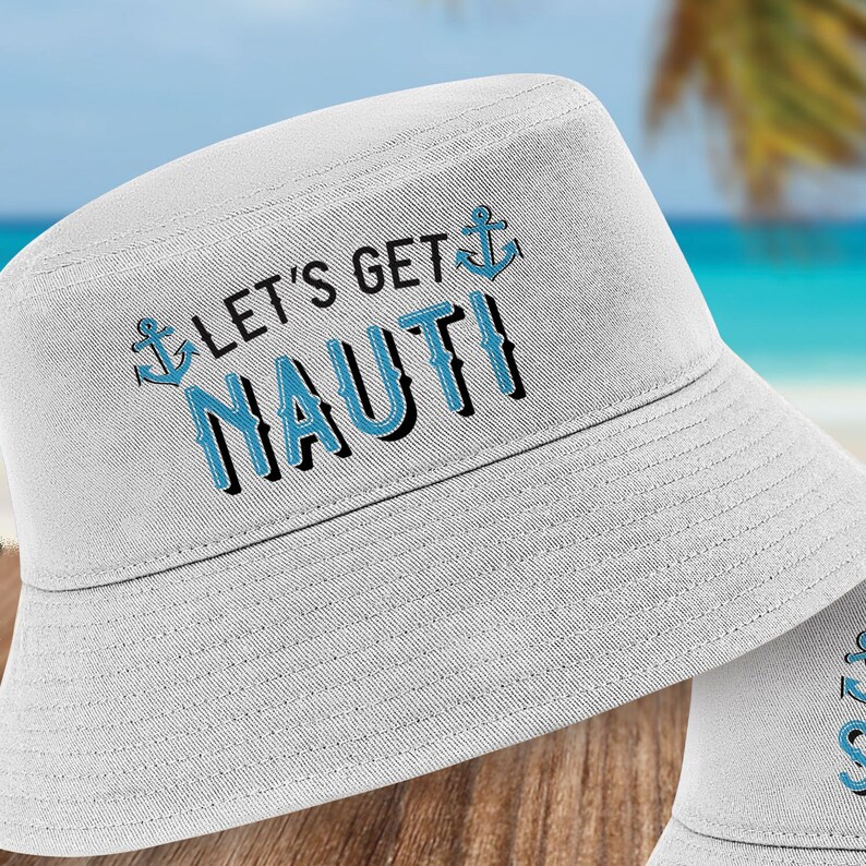 Boat Bucket Hats for Nautical Bachelorette Cruise Trip Gifts - Etsy