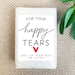 For Your Happy Tears Tissues - Custom Tissue Favors for Graduation ...