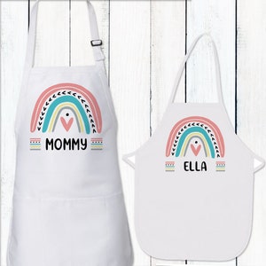 Aprons for Girls Custom Kids Apron With Name Personalized - Etsy