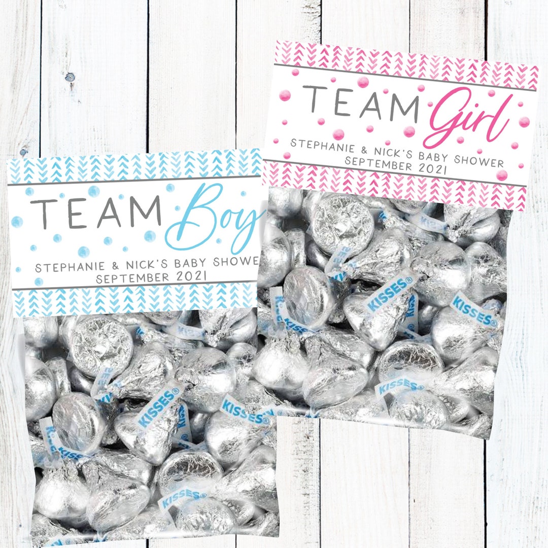 Gender Reveal Favor Bags Team Boy Team Girl Baby Shower Party - Etsy