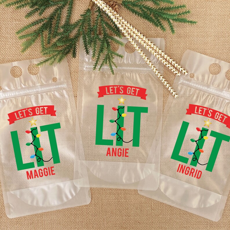 Christmas Hangover Recovery Kit Labels Custom Holiday - Etsy