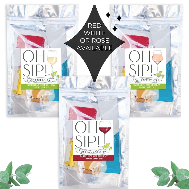 Oh Sip Recovery Kits - Etsy