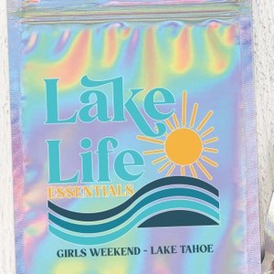 Lake Life Gift Bags for Boat Party, Lake Weekend Favor Bags, Lake Girls ...
