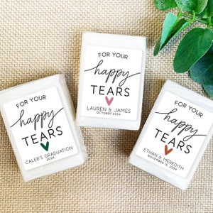 For Your Happy Tears Tissues - Custom Tissue Favors for Graduation ...