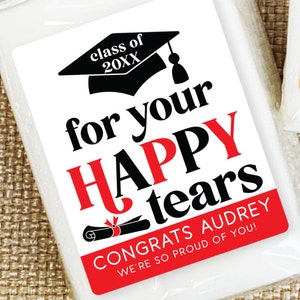 For Your Happy Tears Graduation Tissue - Graduation Party Favors ...