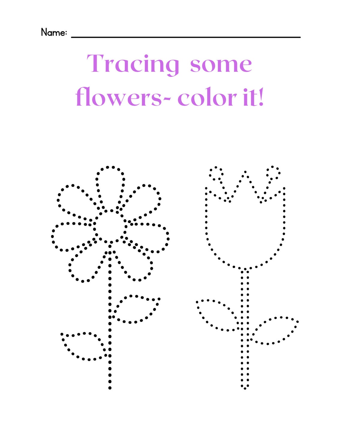 25 Tracing and Line Worksheets, Tracing Practice, Animal Tracing Pages ...