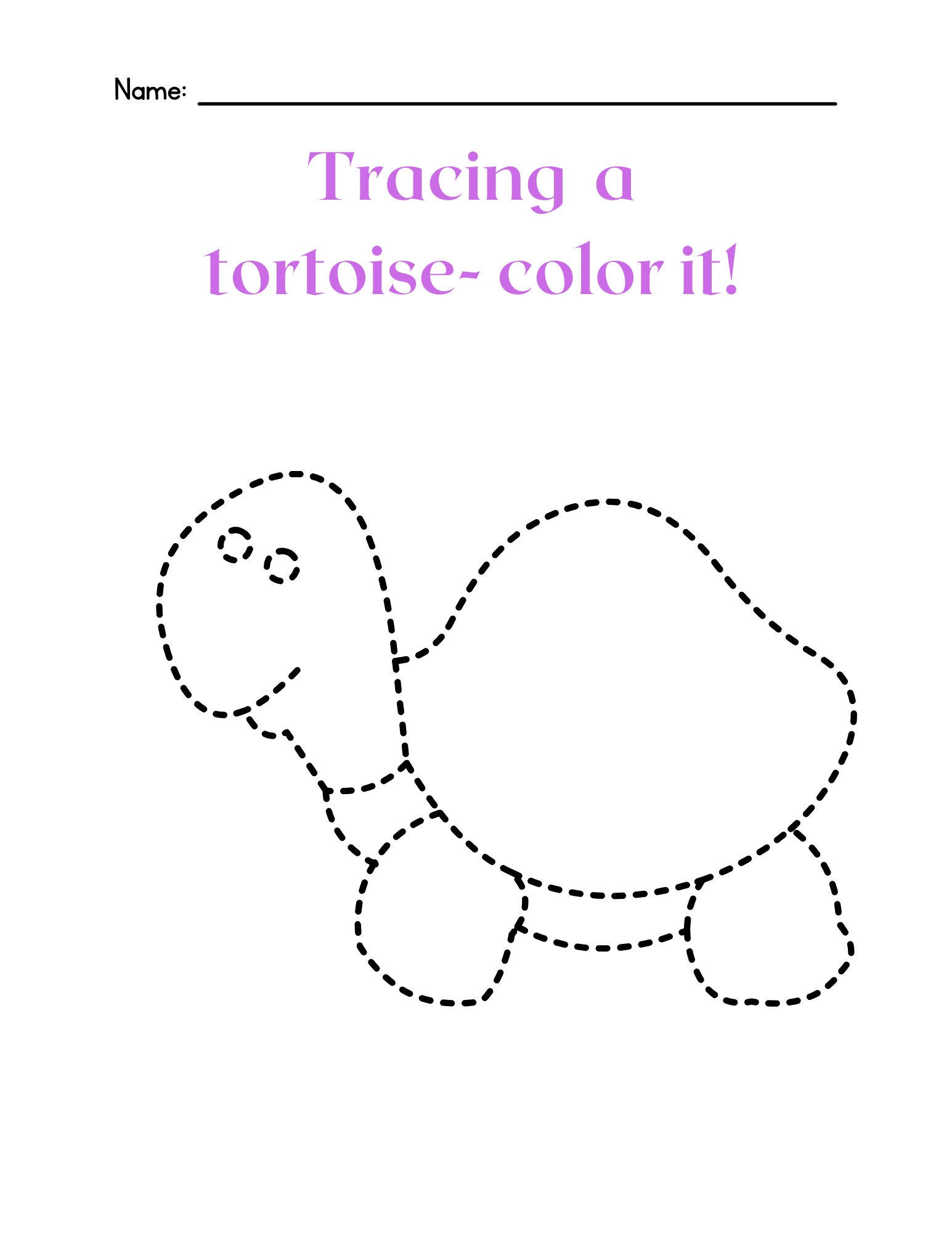25 Tracing and Line Worksheets, Tracing Practice, Animal Tracing Pages ...