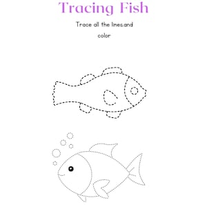 25 Tracing and Line Worksheets, Tracing Practice, Animal Tracing Pages ...