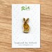 Hare Brooch, Wooden Brown Hare Pin Badge, Tie Tack, Wood Animal Nature ...