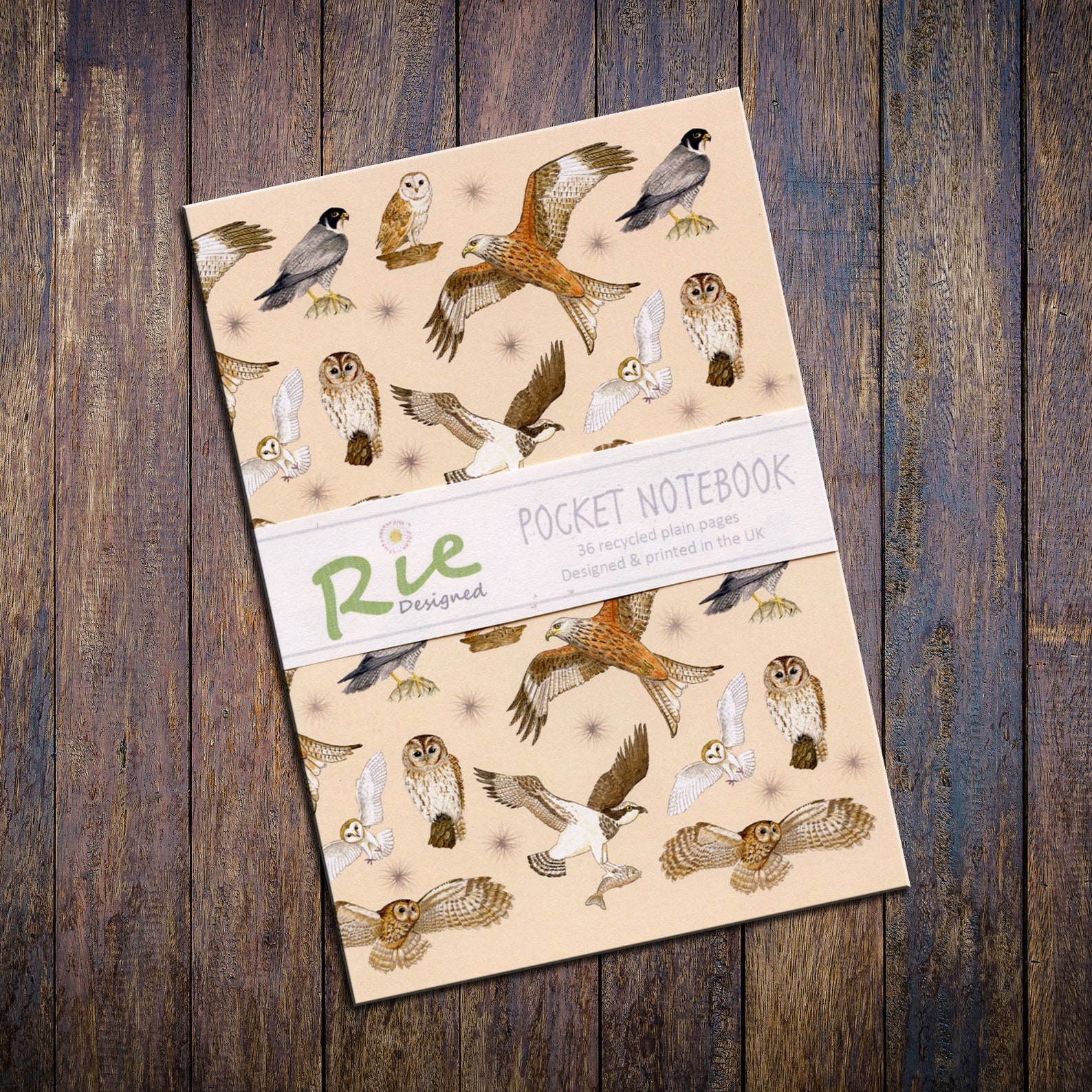 Owls Notebook A6 Recycled Plain Paper Journal Jotter Notebook - Etsy UK