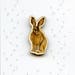 Hare Brooch, Wooden Brown Hare Pin Badge, Tie Tack, Wood Animal Nature ...