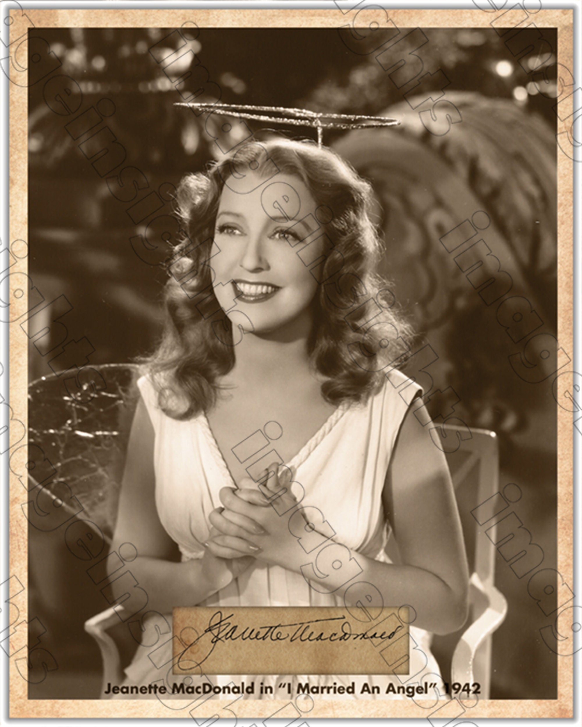JEANETTE MACDONALD "i Married an Angel" Screen Singing/acting Legend ...