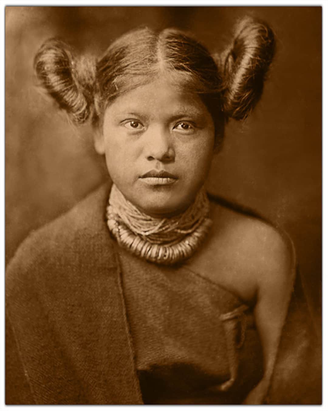 HOPI GIRL 1921 by Photography Legend Edward S. Curtis Unique Photo ...
