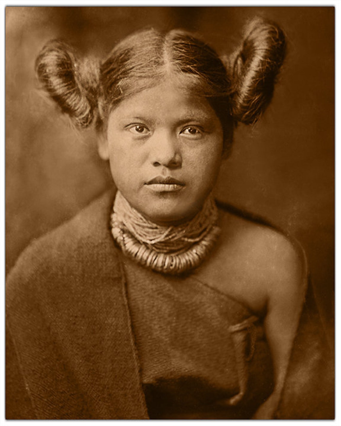 HOPI GIRL 1921 by Photography Legend Edward S. Curtis Unique Photo ...