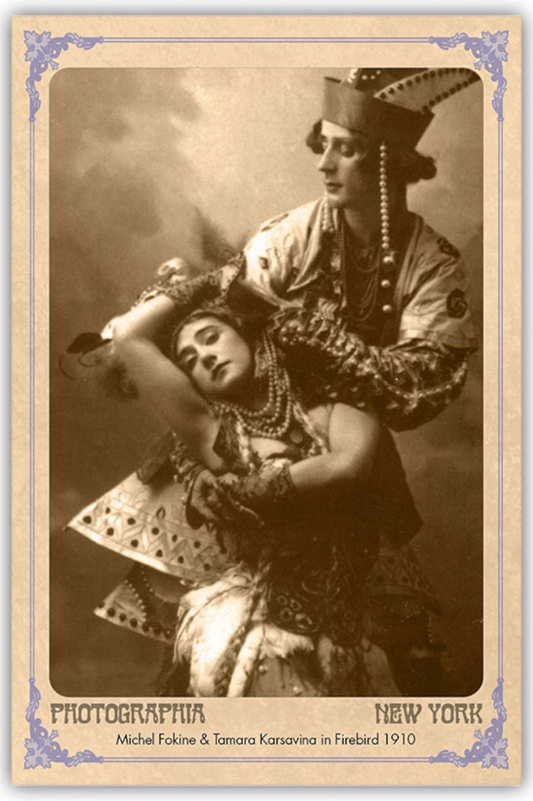 Ballet Legends Michel Fokine & Tamara Karsavina in Firebird 1910 ...