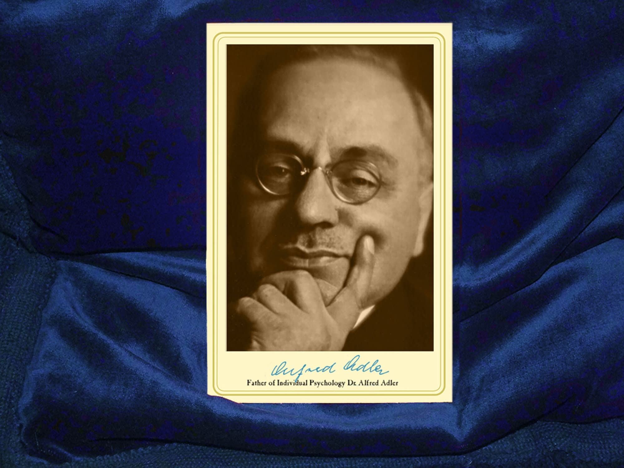 ALFRED ADLER Father of Individual Psychology Neurology Cabinet Card ...
