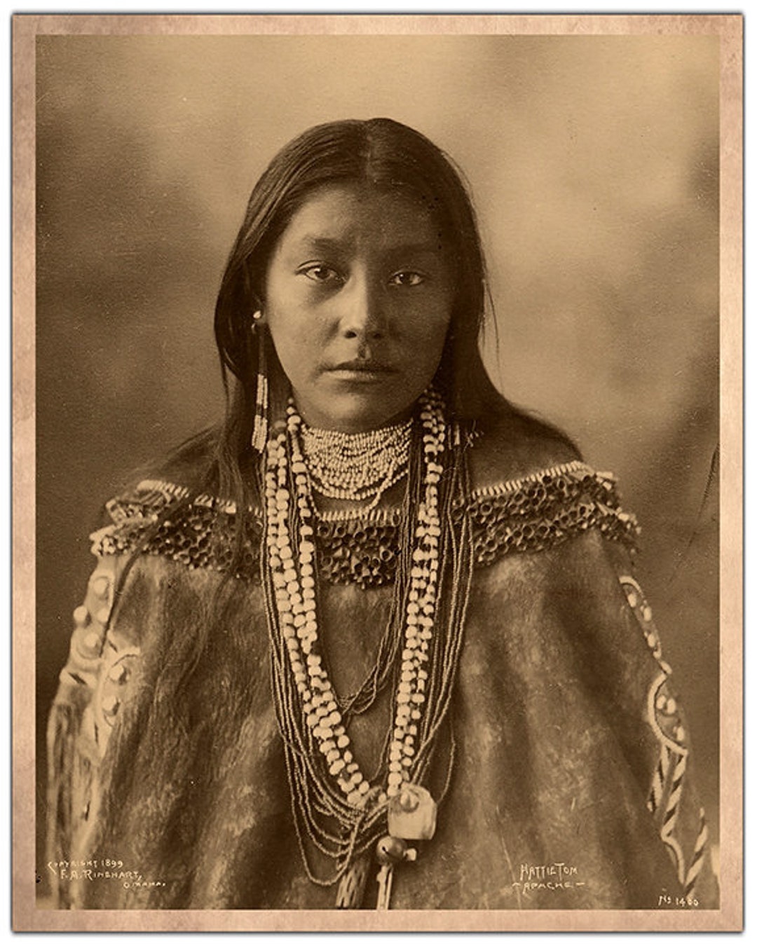 HATTIE TOM 1899 by Photographer F.A. Rinehart Unique Photo Restoration ...