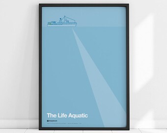 Life Aquatic Poster - Etsy