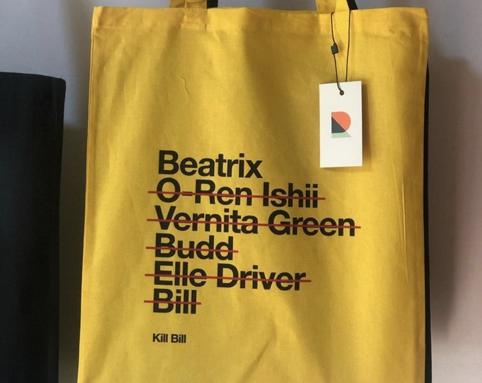 Kill Bill List Tribute Quentin Tarantino Graphic Design Minimal ...