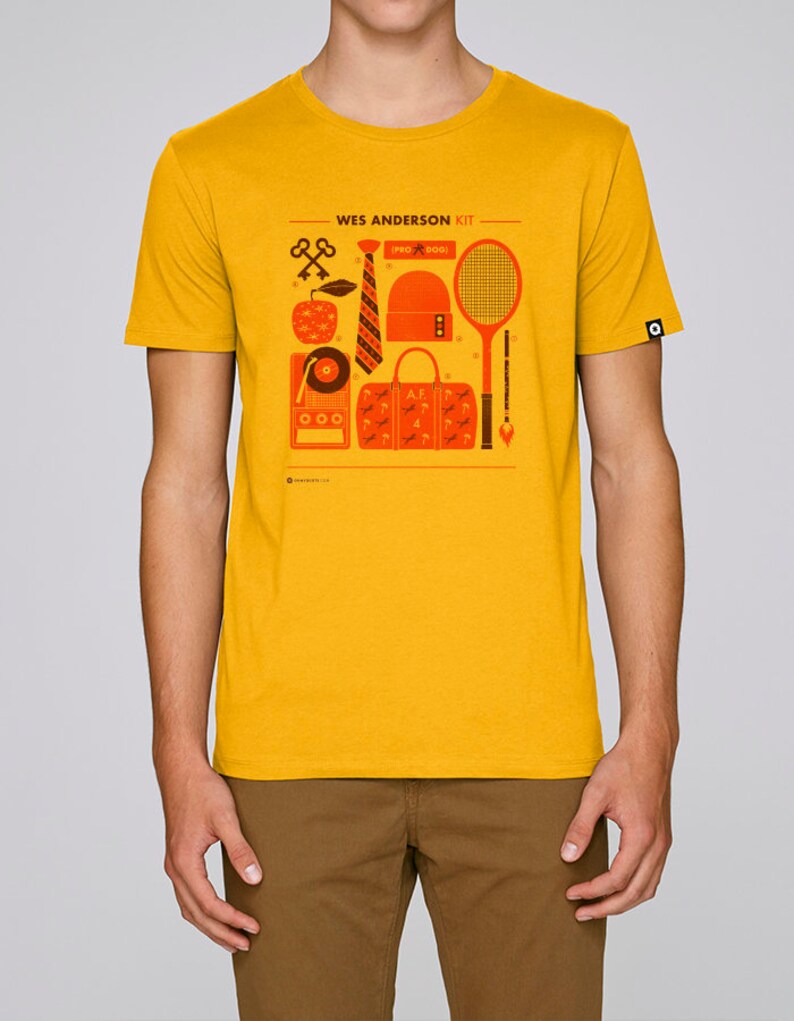 WES ANDERSON Fan Art Tribute T-shirt Tee Tshirt Unisex 100% - Etsy